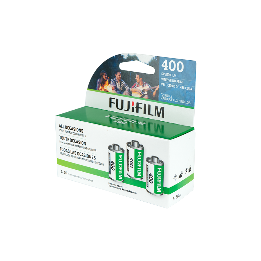 Fujifilm 400 Color Negative 35mm Film, 36 Exposures, 3-Pack — Pro Photo ...